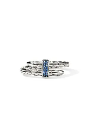 John Hardy Spear Flex Ring - Blue Sapphire