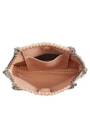 Stella McCartney Falabella Crystal Mesh Crossbody Bag - Light Peach