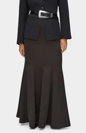 ALIGNE Antonio Satin Maxi Skirt