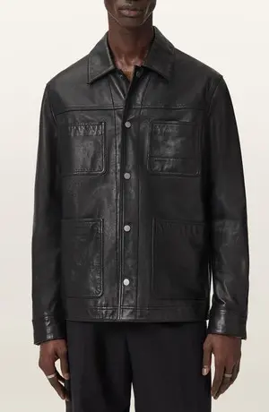 ALLSAINTS Saxon Leather Jacket