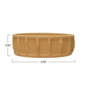 STORIED HOME Decorative Terra-cotta Bowl