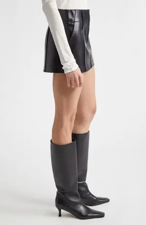 STAND STUDIO Jayda Leather Miniskirt