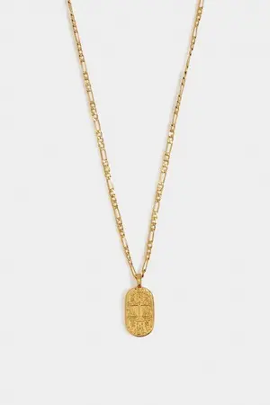 KATIE LOXTON Libra Zodiac Necklace - Gold