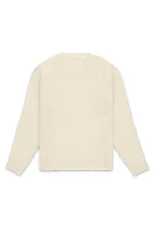 FORTELA Harvard Wool Crewneck Sweater Ecru