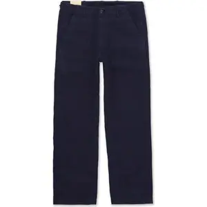 FORTELA Herringbone Cotton Fatigue Trousers - Indaco