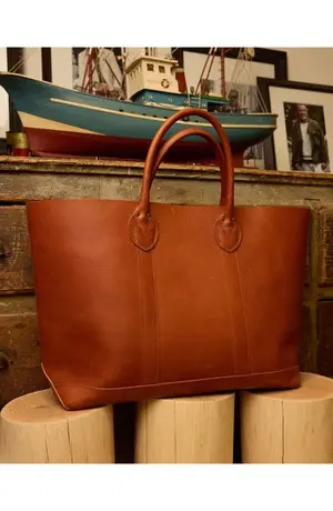 FORTELA Port Calf Leather Bag - Camel