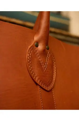 FORTELA Port Calf Leather Bag - Camel