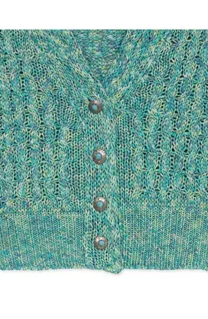 FORTELA Lola Knit Cardigan - Turquoise
