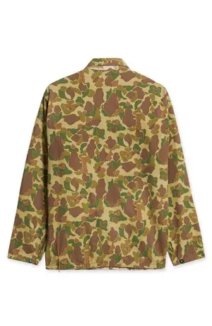 FORTELA Frog Cotton Camouflage Overshirt