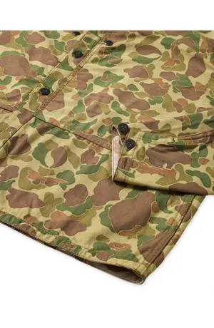 FORTELA Frog Cotton Camouflage Overshirt