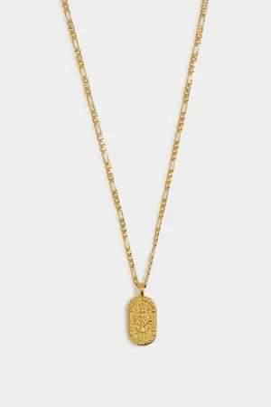 KATIE LOXTON Sagittarius Zodiac Pendant Necklace - Gold