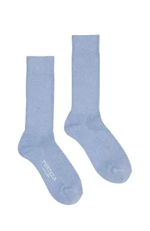 FORTELA Fortela Mid-Length Lisle Cotton Socks Baltico
