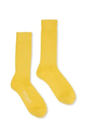 FORTELA Mid-length Lisle Cotton Socks - Y61