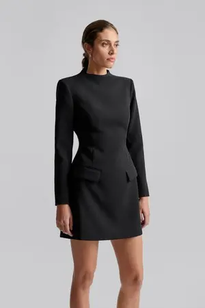 MALINA Leanna High Neck Mini Dress