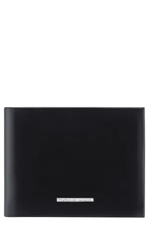 Porsche Design Classic Leather Rfid Bifold Wallet - Black