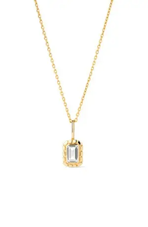 ANA LUISA Heirloom Charm Necklace - White Sapphire