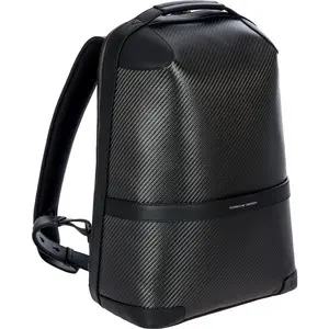 Porsche Design Carbon Fiber And Leather Backpack - Black