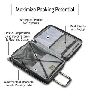 SAMSONITE Octiv Hardside Spinner 28-inch Checked Luggage