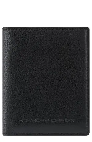 Porsche Design Roadster Business Leather Billfold Wallet - Black