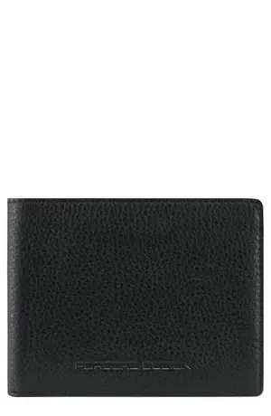Porsche Design Roadster Business Leather Bifold Wallet - Black