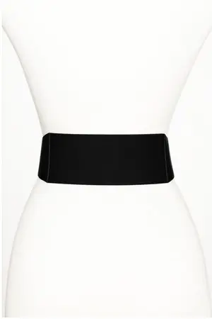 RAINA BELTS Christian Corset Leather Belt - Black