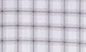W.R.K Reworked Slim Fit Grey Check Print Cotton Dress Shirt - White/grey