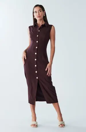BWLDR Stassi Linen Dress