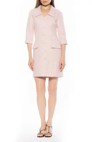 Alexia Admor Button Detailed Day Dresses