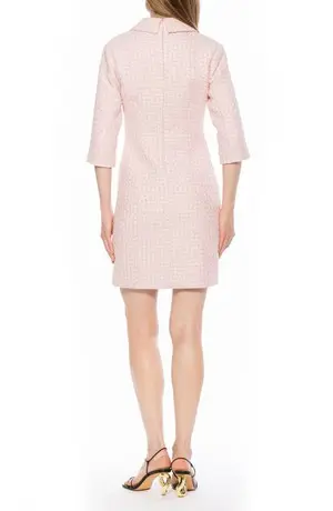 ALEXIA ADMOR Isolde Tweed Button-down Mini Dress