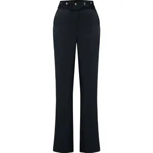 PCFG Woven Pant With Metal Button - Black