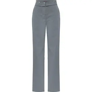 PCFG Woven Pant With Metal Button Detail - Grey