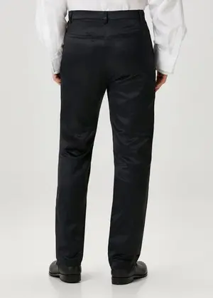 PCFG Shiny Woven Straight Leg Trousers