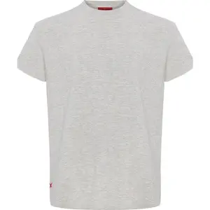 PCFG Cotton Tshirt With Emboss Print - Grey