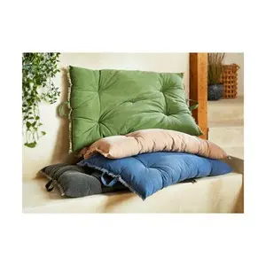 TAG Cotton Yarn Dyed Stone Wash Decorative Throw Pillow