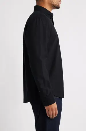 Ag Dean Classic Fit Button-down Shirt - True Black