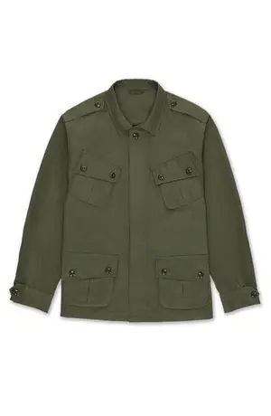 FORTELA Elias Cotton Jungle Jacket - Green