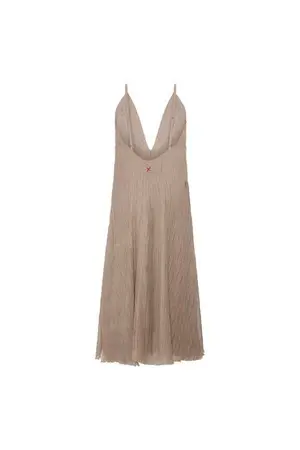 PCFG Maxi Dress With V-neck And Spaghetti Straps