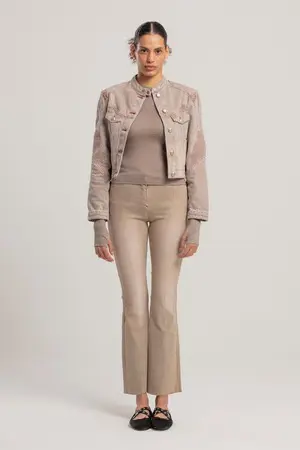 PCFG Silken Touch Sheer Long-sleeve Top