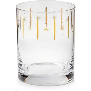 TAG Starlight Double Old Fashioned Glasses Drinkware Set - Gold