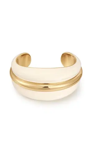 RETRO CHIC Ostuni Bangle - Red & Gold