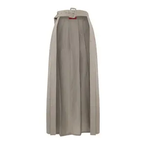 PCFG Woven Maxi Skirt With Belt Detail