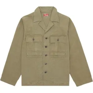 FORTELA Richard Japan Cotton Overshirt - Sage