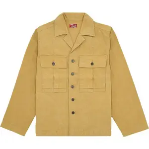 FORTELA Richard Japan Cotton Overshirt - Sand