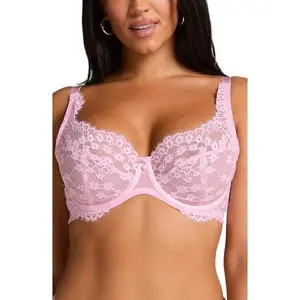Hunkemoller Daisy Non-padded Underwired Bra - Pink Lady