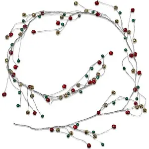 TAG Jingle Bells Multi Color Garland Decorative Wall Banner - Multicolored