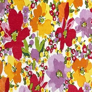 TAG Springtime Floral Pinafore Smock Cotton Apron With Pockets