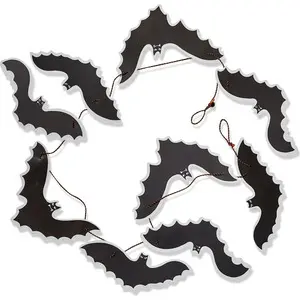 TAG Going Batty Paper Garland Halloween Wall Decor - Black