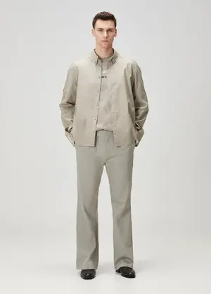 PCFG Cotton Woven Regular Fit Flare Pants