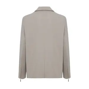 PCFG Cotton Zip Detail Woven Blazer