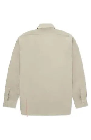 FORTELA Workt Cotton Shirt - Khi